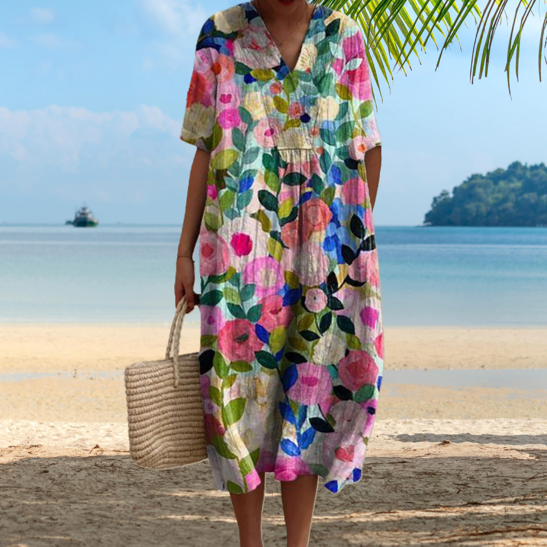 Lora | Women's Floral Summer Dress