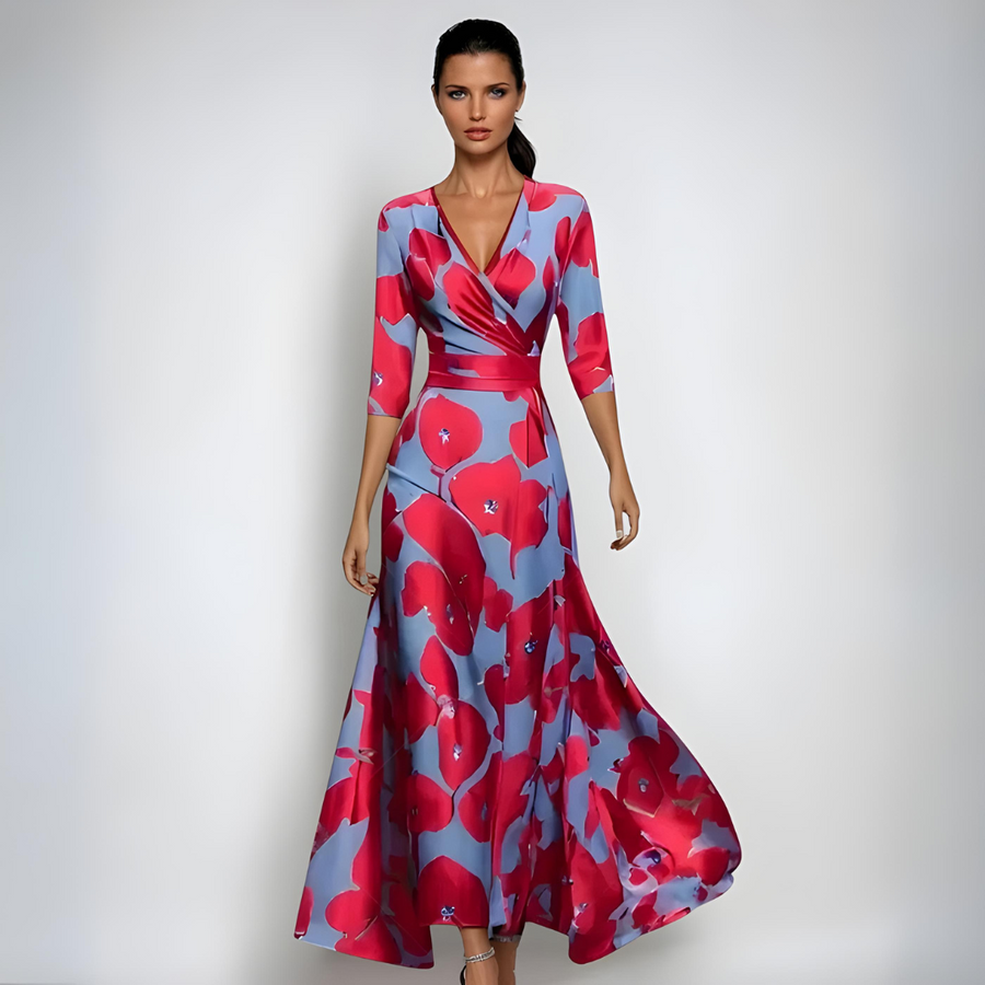 Lynor | Elegant Floral Dress
