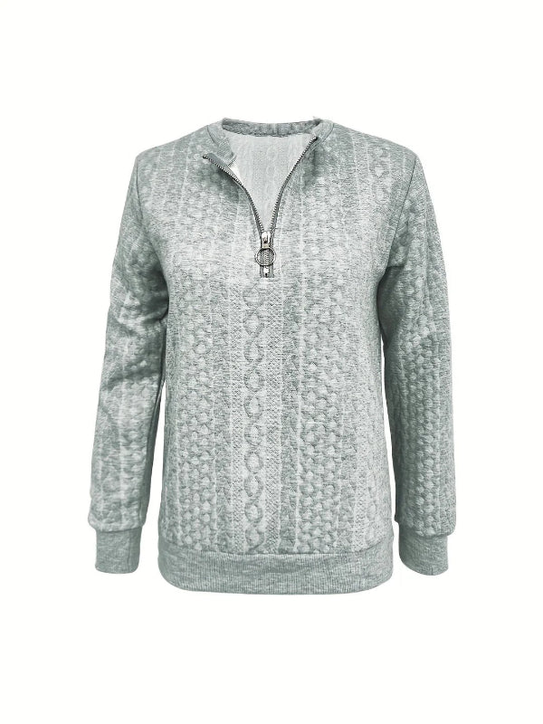 Bonnie | Women’s Elegant Spring Half-Zip Top